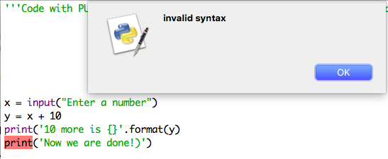 Using Python Error Messages In Idle